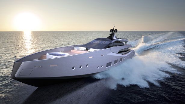 Christian Grand designs sporty 56m yacht